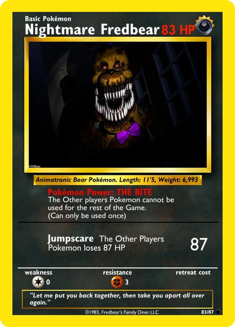 Nightmare cards | Fandom