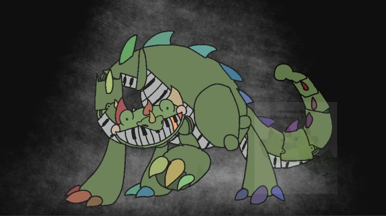 I drew Pianosaurus!! | Fandom