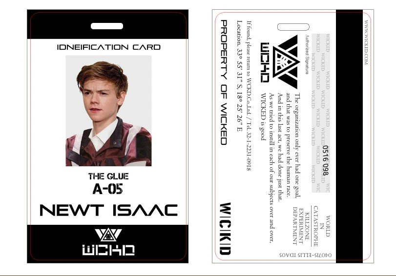 Newt ID card | Fandom
