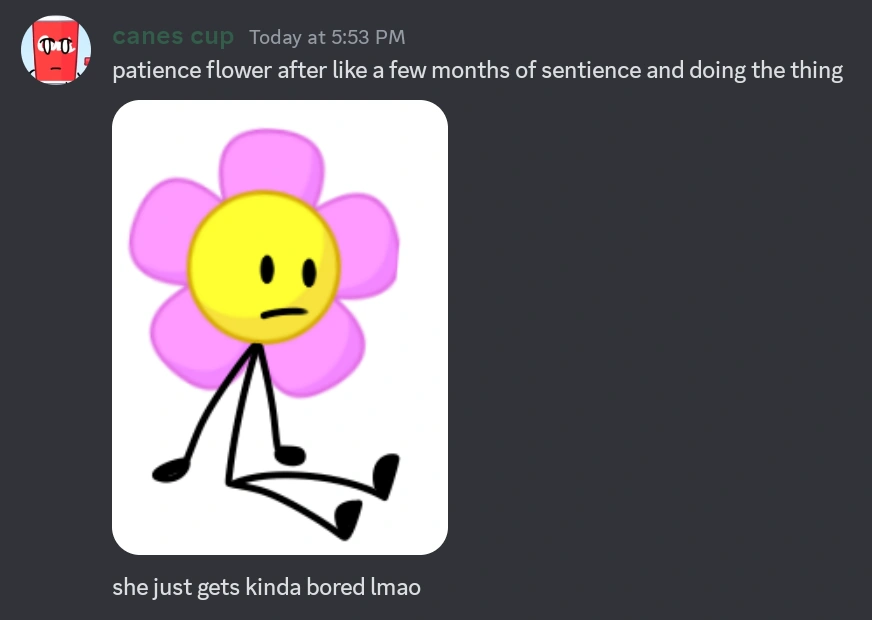 Patience Flower lore tidbit jumpscare | Fandom