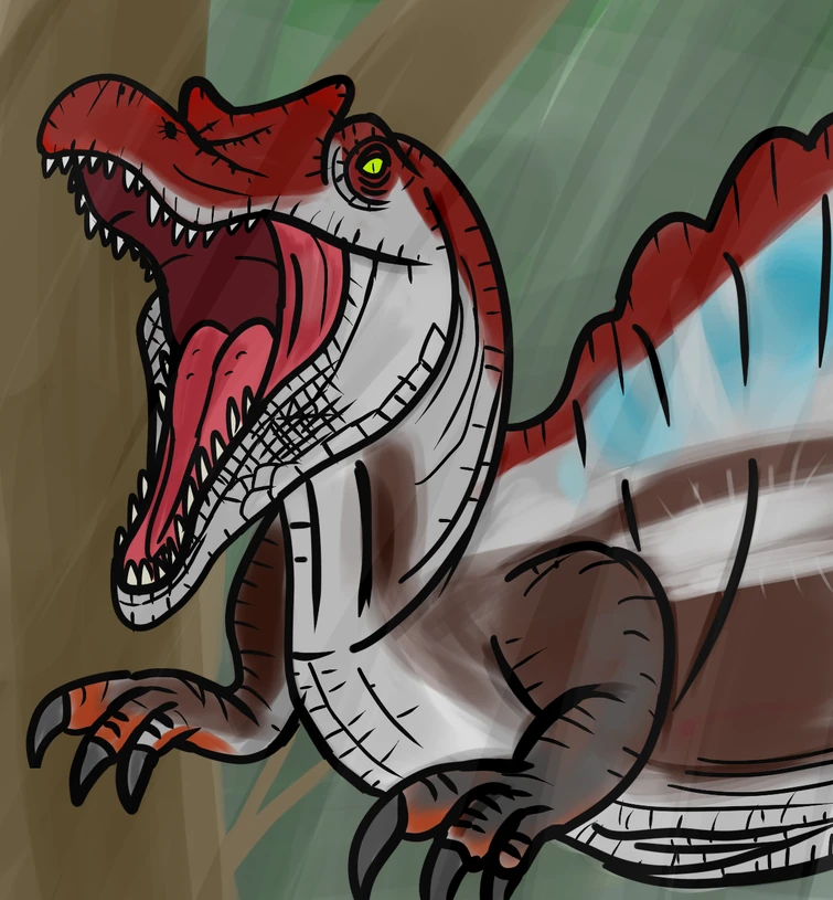 I drew a JP3 Spinosaurus | Fandom
