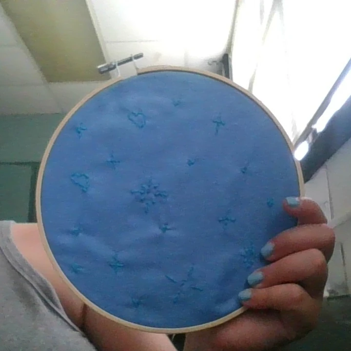 done with my embriodery!! | Fandom