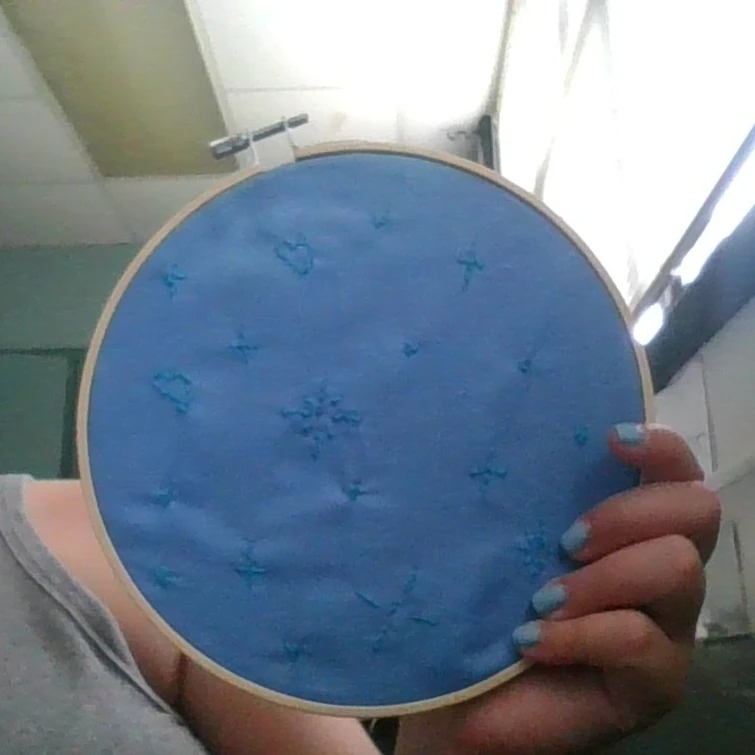 done with my embriodery!! | Fandom