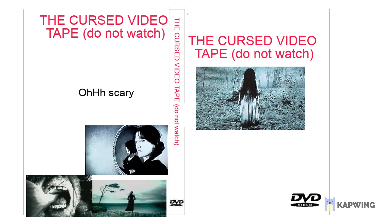 the cursed tape but a dvd | Fandom