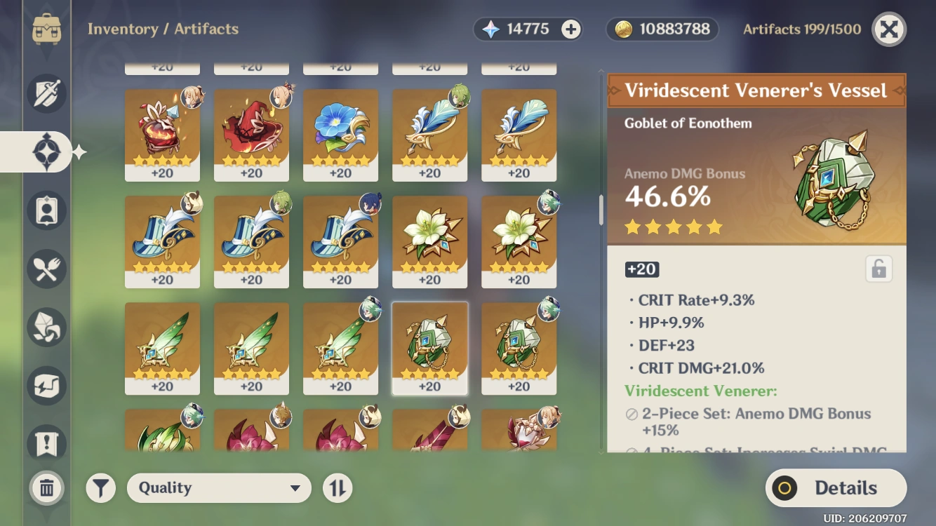 4 crit roll anemo bonus on anemo set… | Fandom