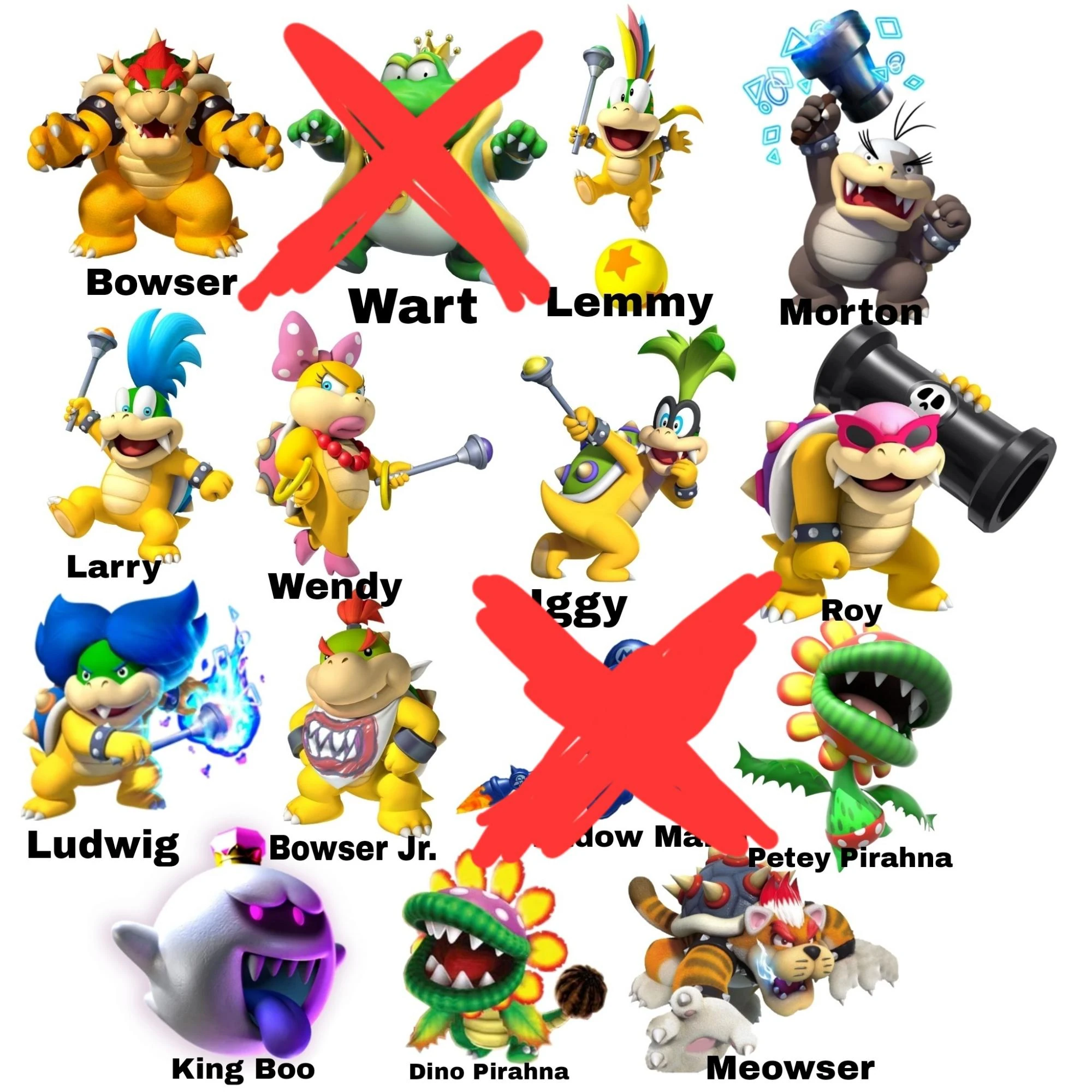 Which mario villian should be eliminated (Round 3) Shadow Mario was ...