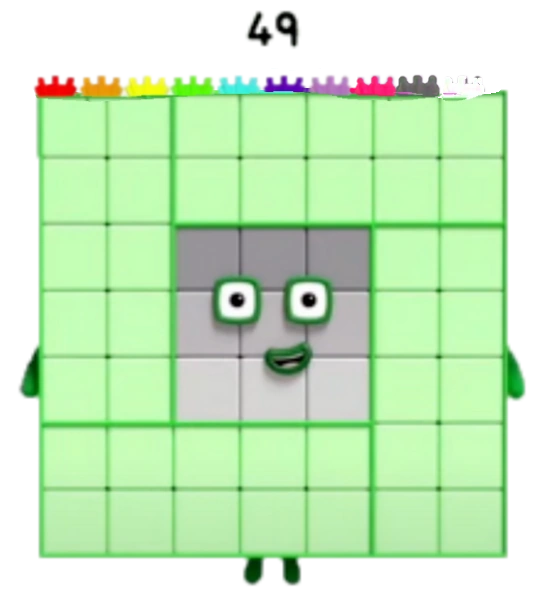 Forty Nine (Number blocks Characters) | BBM Stars Wiki | Fandom