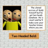 Two-Headed Baldi | Baldi's Basics random maps series Wiki | Fandom