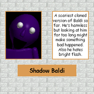 Shadow Baldi | Baldi's Basics random maps series Wiki | Fandom