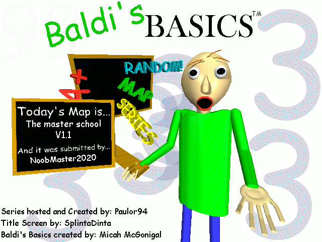 The Master school | Baldi's Basics random maps series Wiki | Fandom