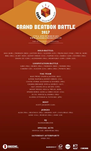 Grand Beatbox Battle 2017 | Beatbox Wiki | Fandom