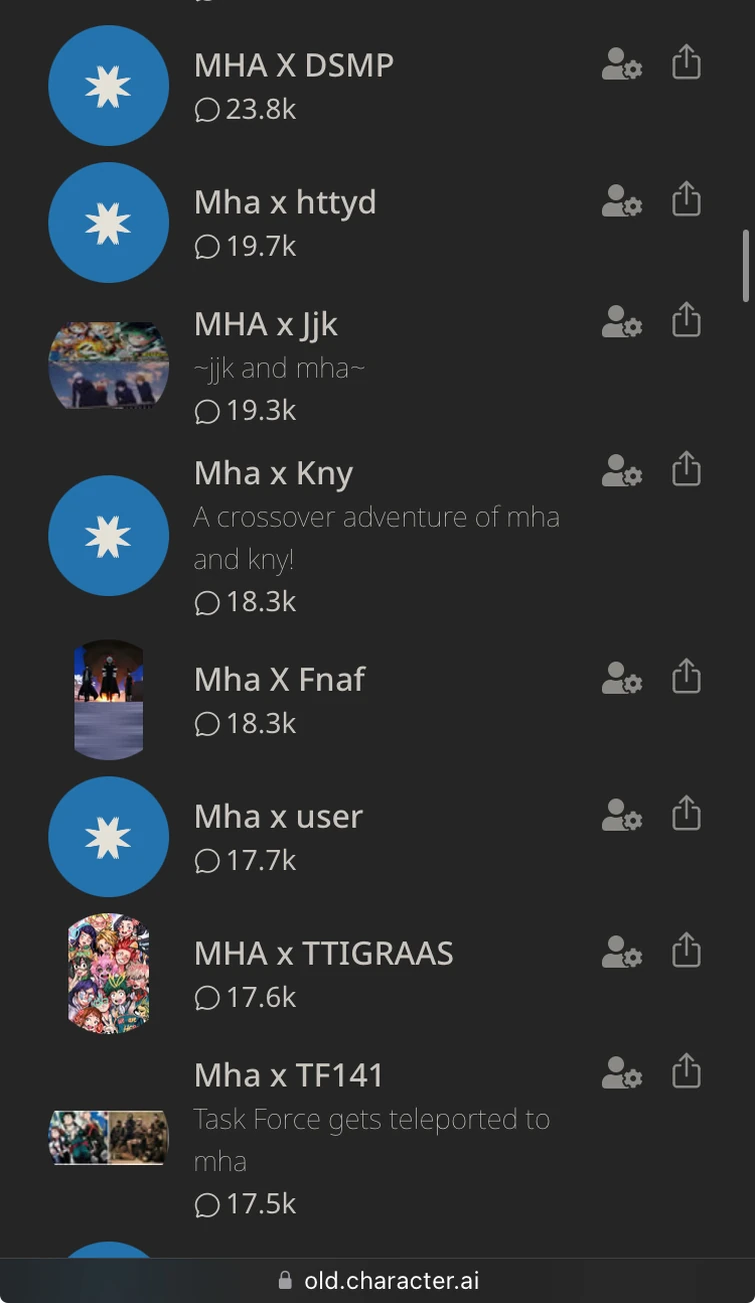 as many MHA crossover bots i could find on c.ai (with commentary) | Fandom