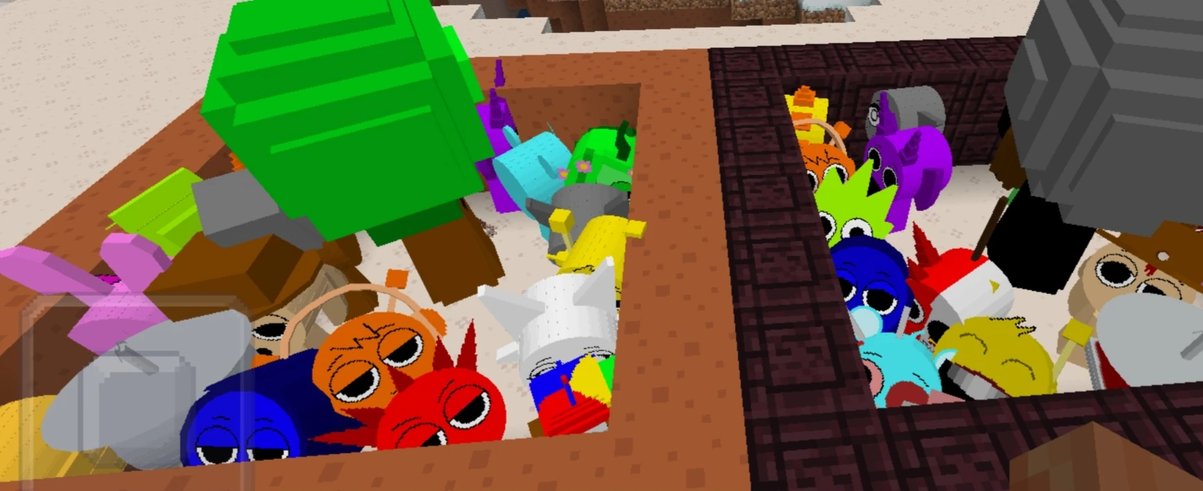 Holding these goobers hostage in a bootleg Minecraft game ^-^ | Fandom