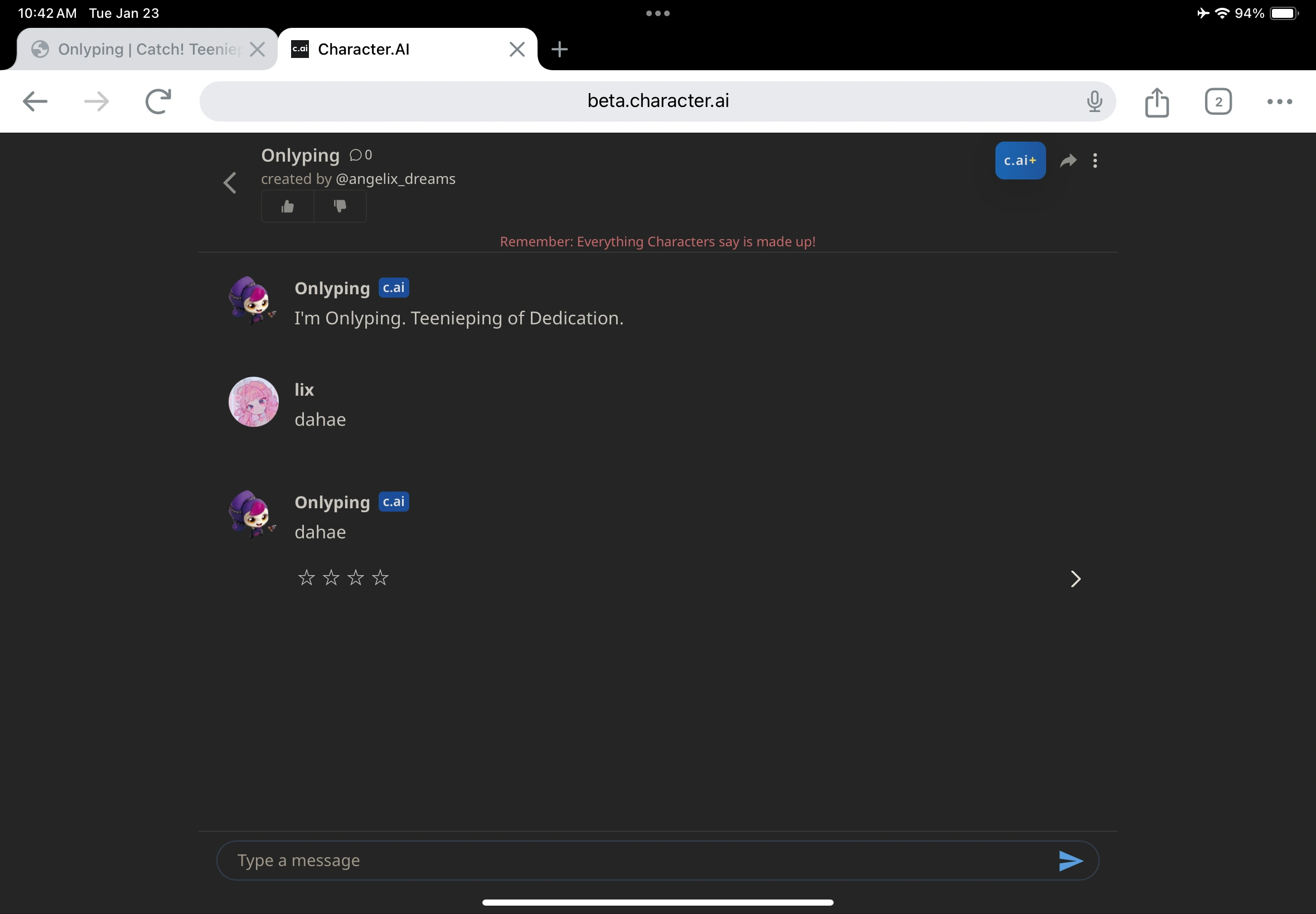 My totally normal chat with Onlyping | Fandom
