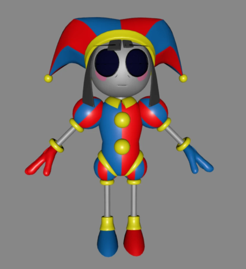 Found this amazingly accurate model of pomni on sketchfab | Fandom