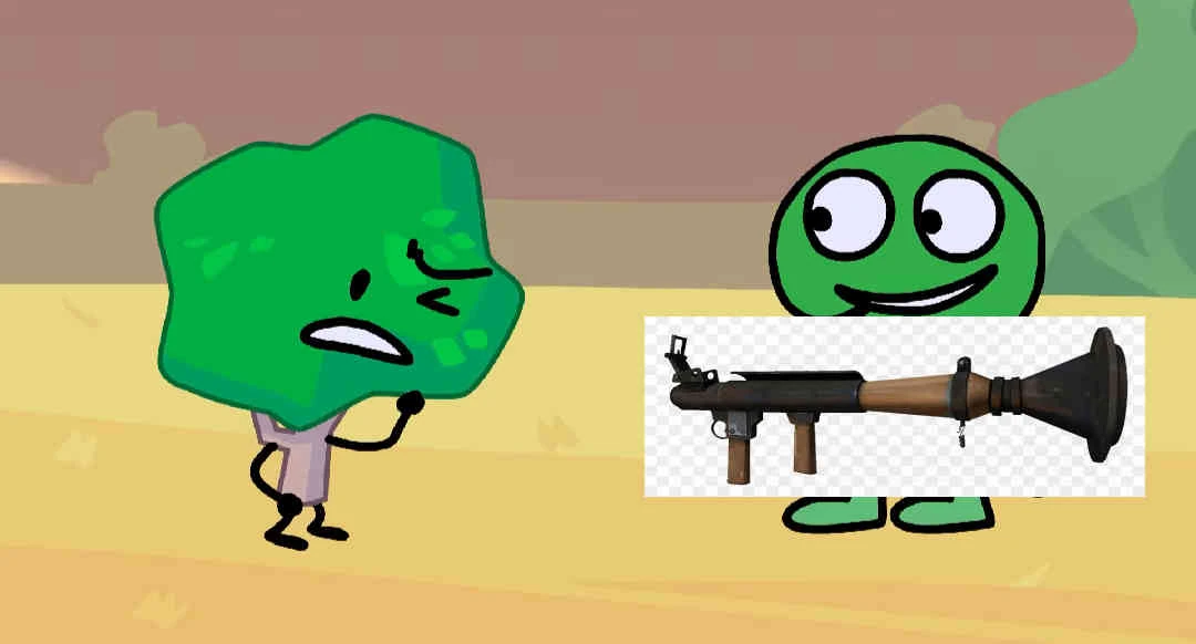 is there a lore reason why Two is pointing a rocket launcher at tree in ...