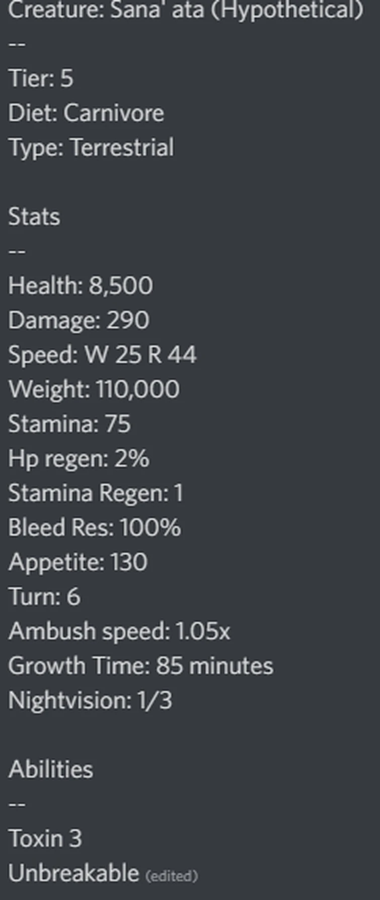 Sana’ata stats | Fandom