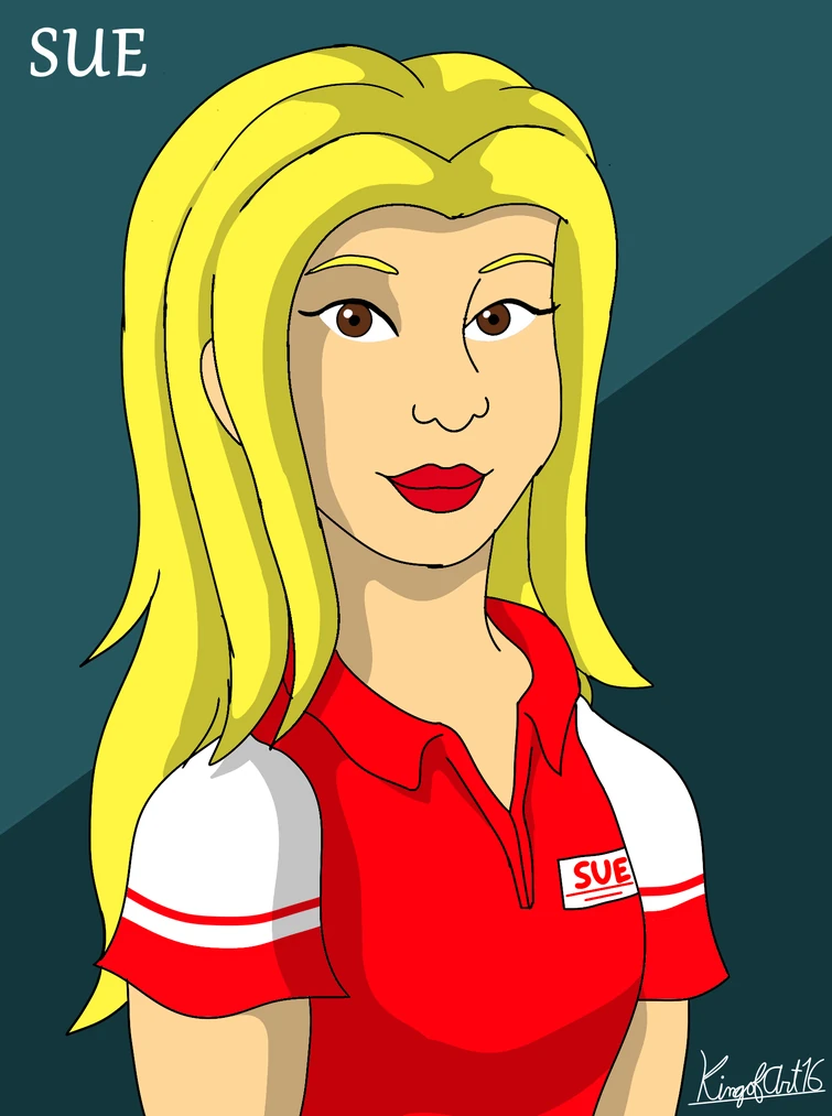 How does my edition of Sue look? I had just posted it onto her fanart ...