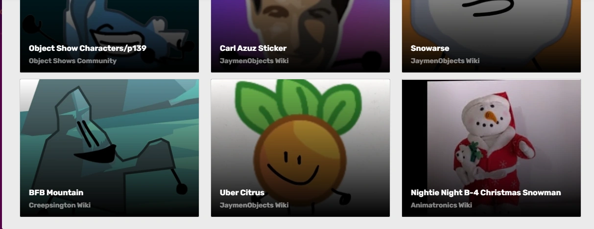 Best Object Show Character | Fandom