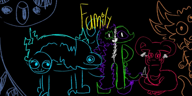 Little doodle of the mutant family :] | Fandom