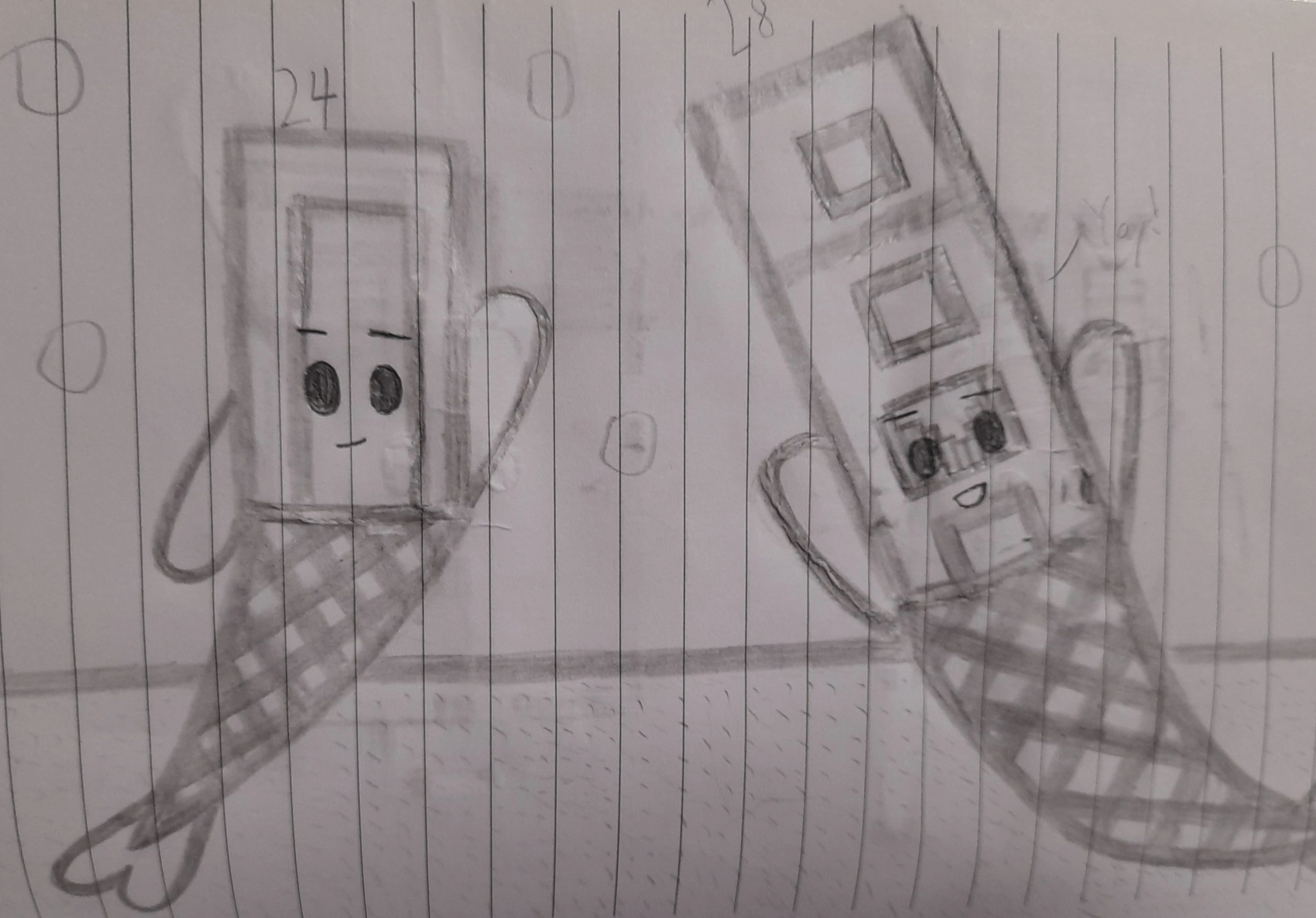 Here is an artwork based on that art challenge about Numberblocks ...