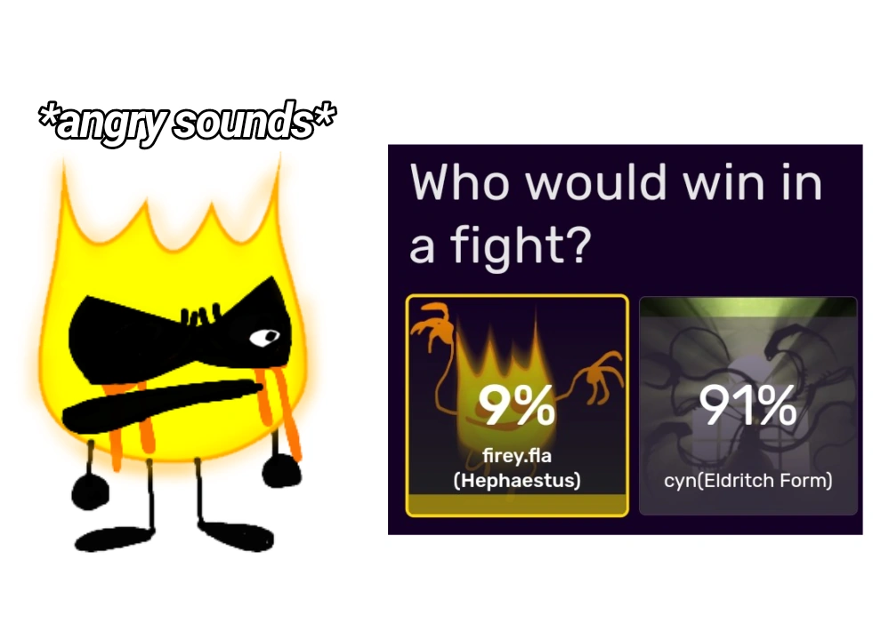 firey.fla seeing how a robot can beat him | Fandom