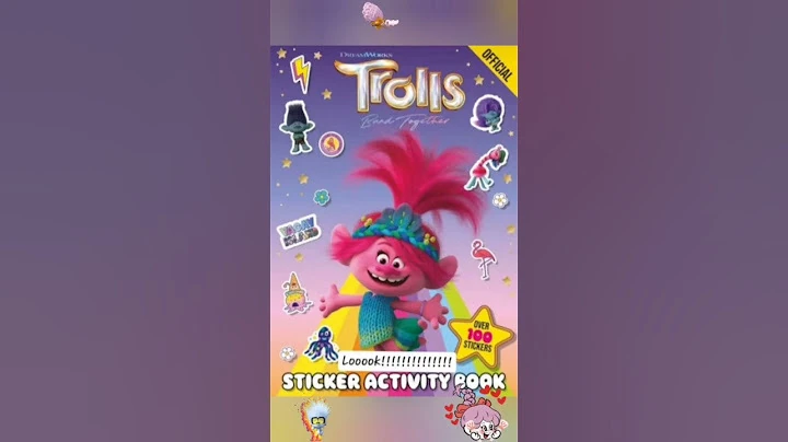 Trolls Band Together Activity Book Cover! 🌺☕🥺😆🧁😇🥳🥰💮😊 | Fandom