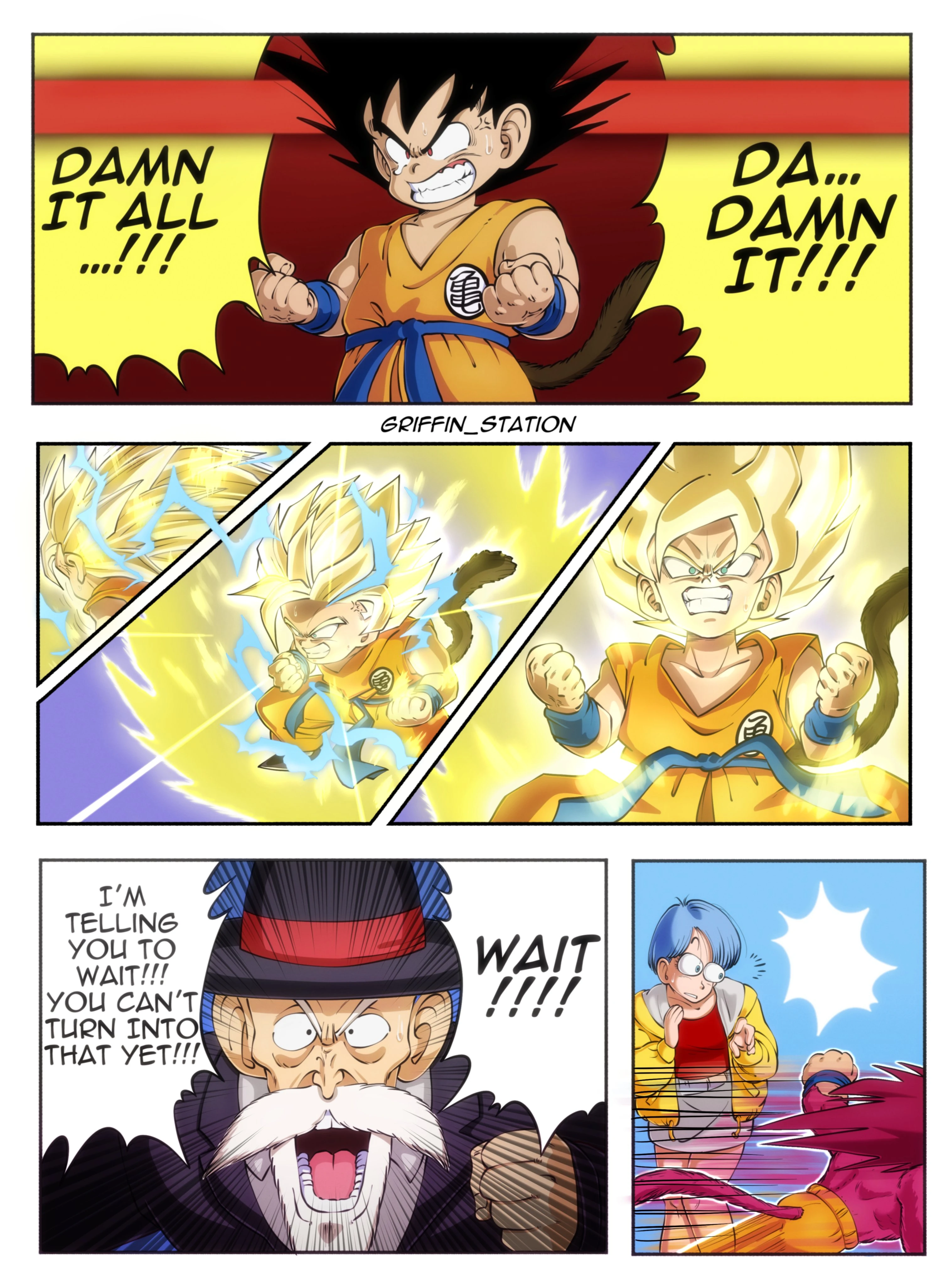 King piccolo arc, except Kid goku gets a little too angry. | Fandom