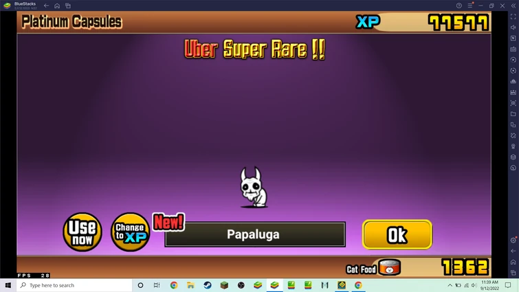 i got papaluga from my free platinum ticket | Fandom