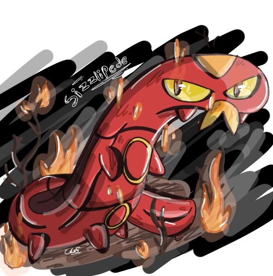 Sizzlipede art | Fandom