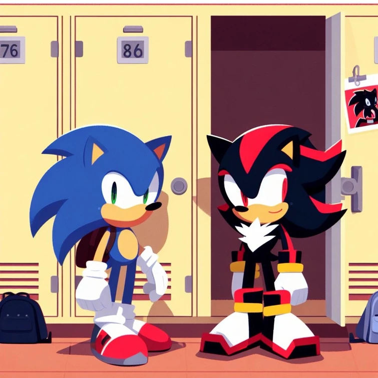 Sonic high school au made with AI | Fandom