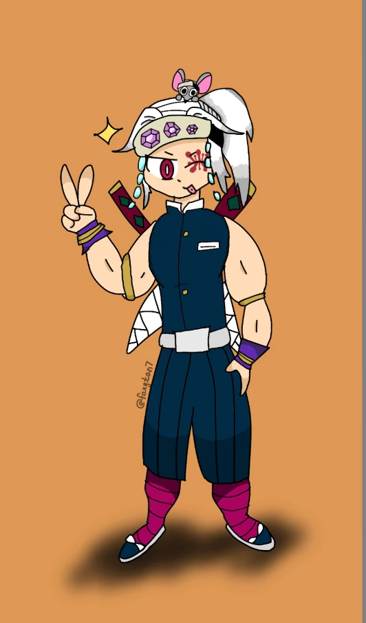 Drawing of tengen for the art collab | Fandom