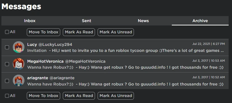 I opened my messages in the first time ever since I made my a ccount 10 ...