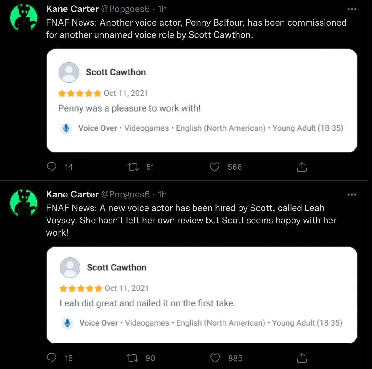 New voice actors! | Fandom