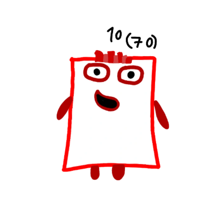 Numberblocks base-70 | Fandom