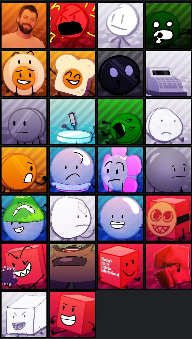 Bfdi Tier List Update!!!!! (700 characters still) | Fandom