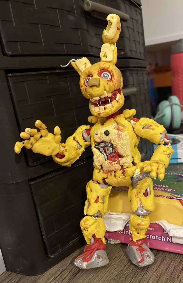 Homemade Springtrap action figure (Just needs to be painted) | Fandom