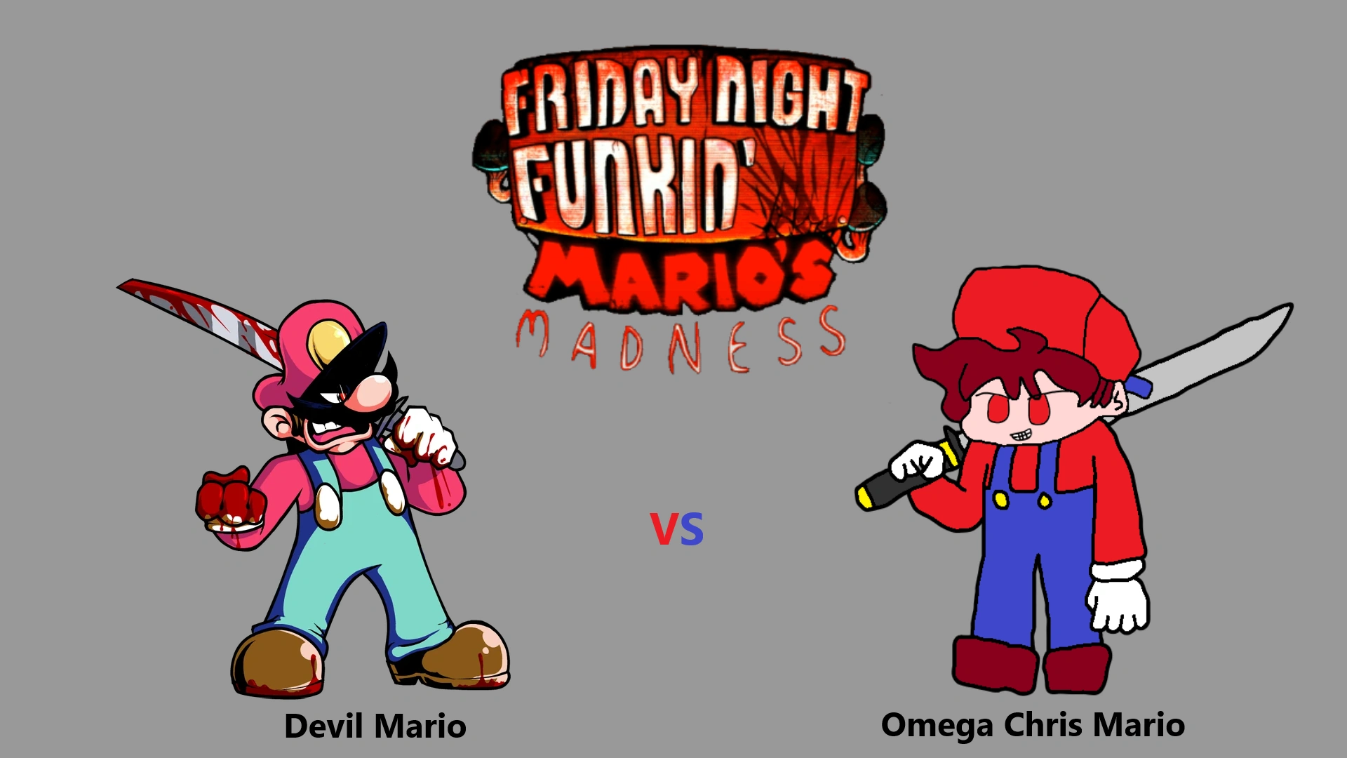FNF : Devil Mario vs Omega Chris Mario [No Hope] | Fandom