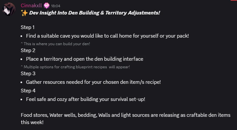 Dev Insight Into Den Stuff! | Fandom