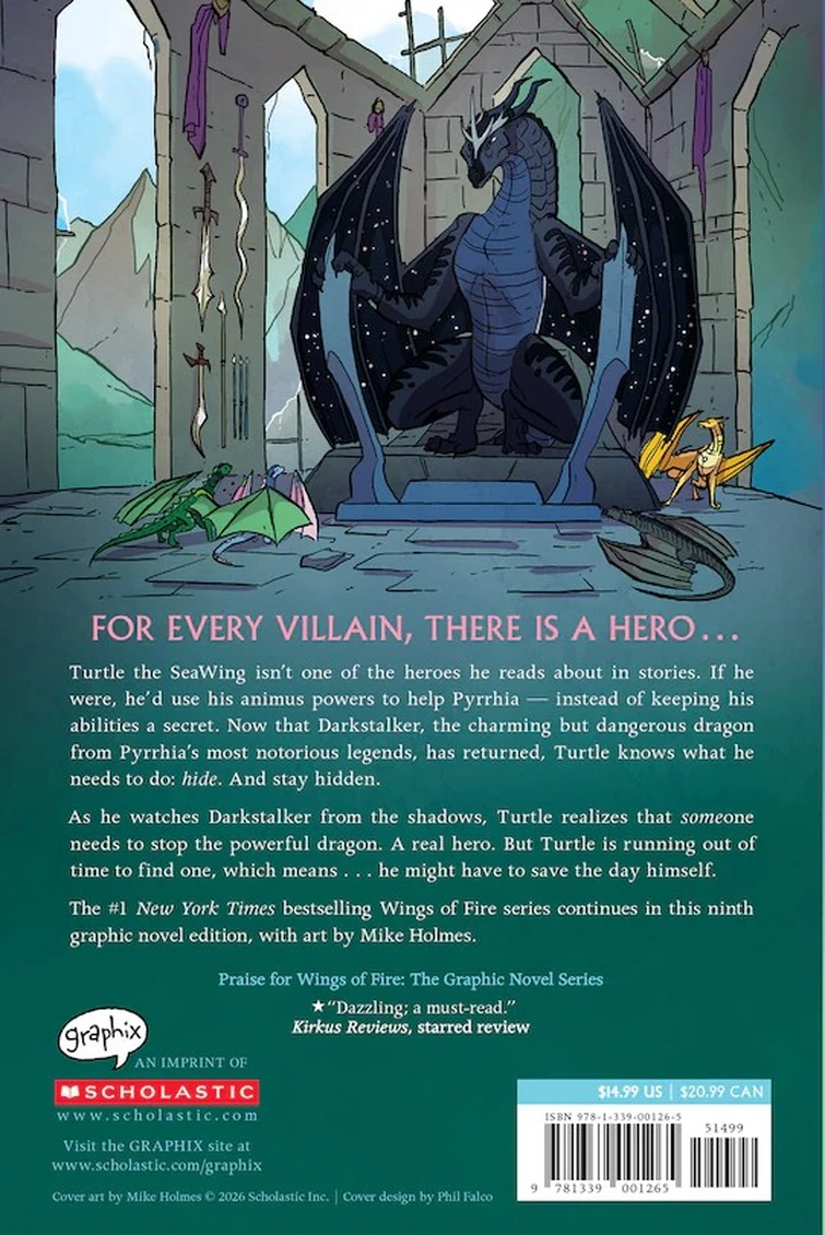 Back cover of Talons of Power: Graphic Novel just came out! | Fandom