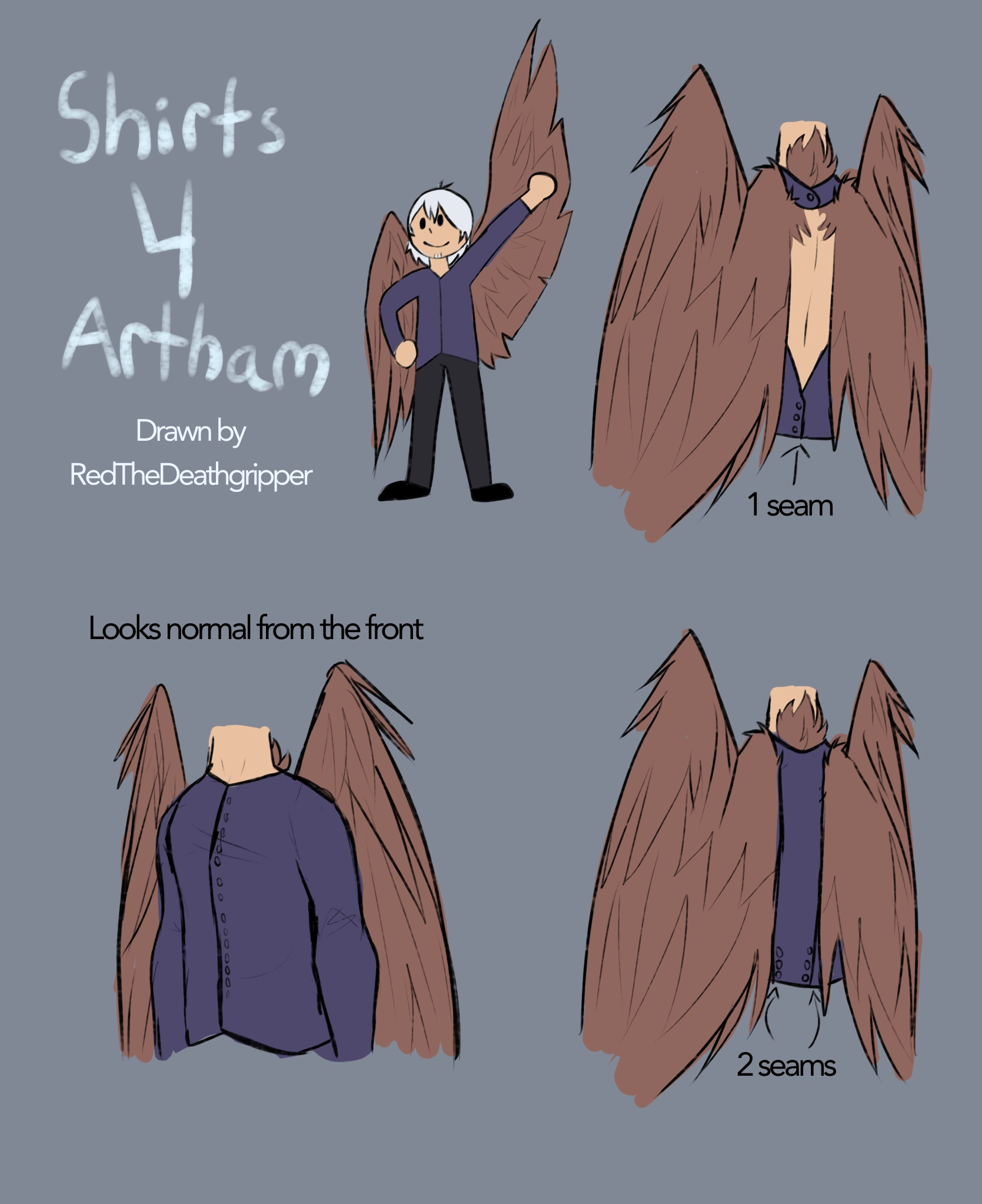 Making up shirts for Artham (book 2 spoilers) | Fandom