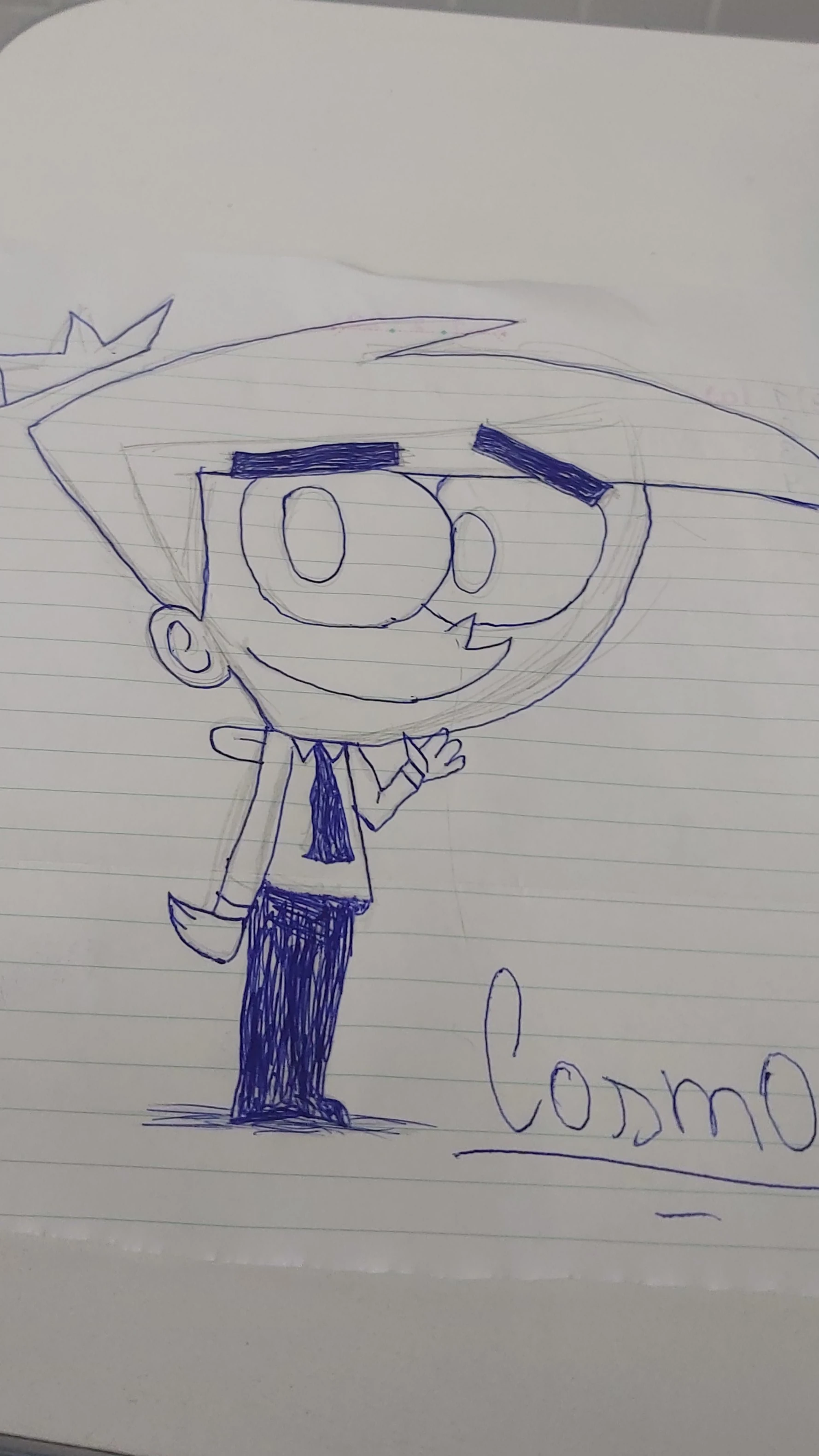 Drawing of Cosmo i made at school | Fandom