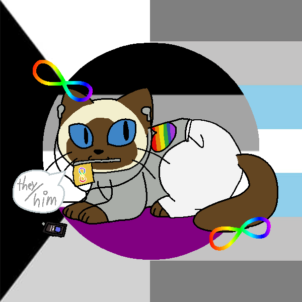 I made myself as a pride cat | Fandom