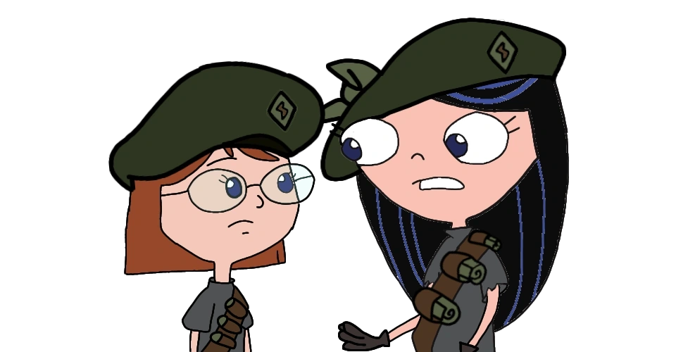 my drawing of alt Isabella and Gretchen. | Fandom