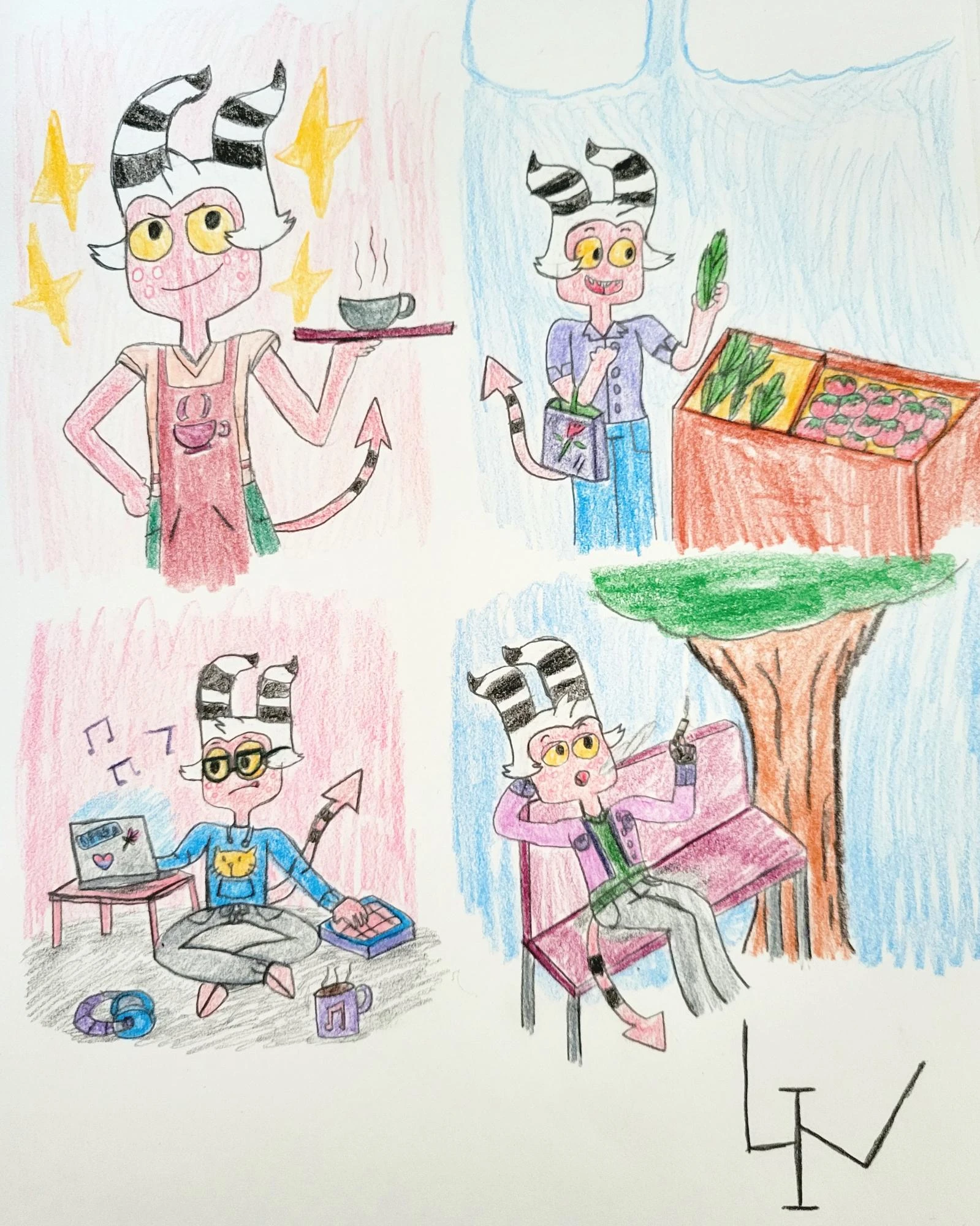 Thought I'd draw some more Moxxie fan art! ️ ️ ️ ️ ️ ️ | Fandom