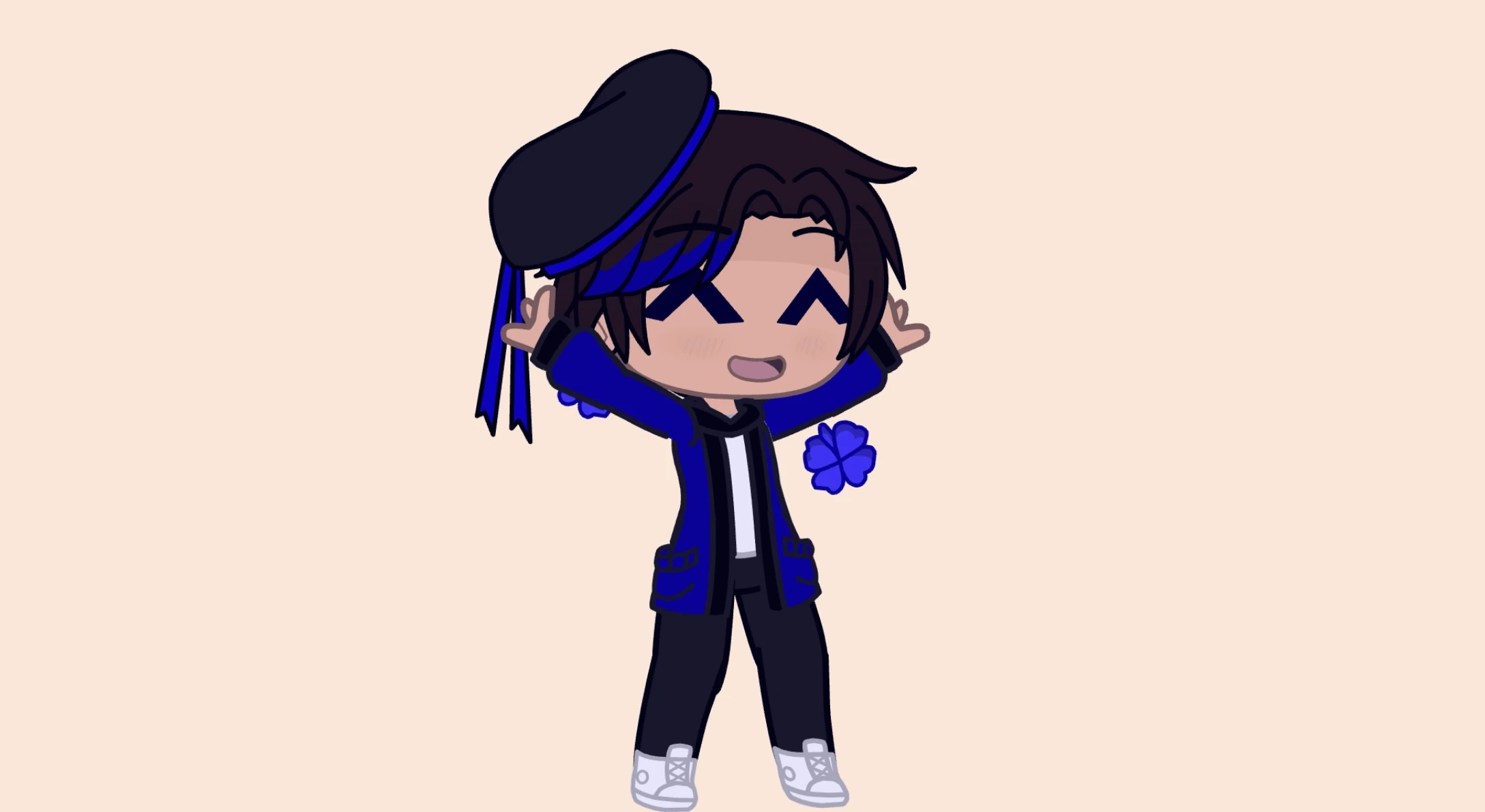 Making a flicker character in gacha club every day for the month of ...