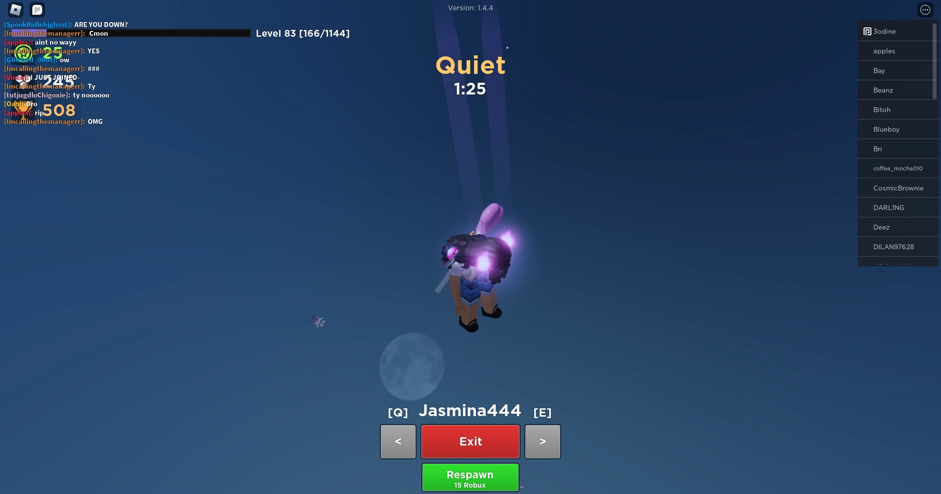 yes, that is my corpse, forced to fall, respawn at the spawnpoint, and ...