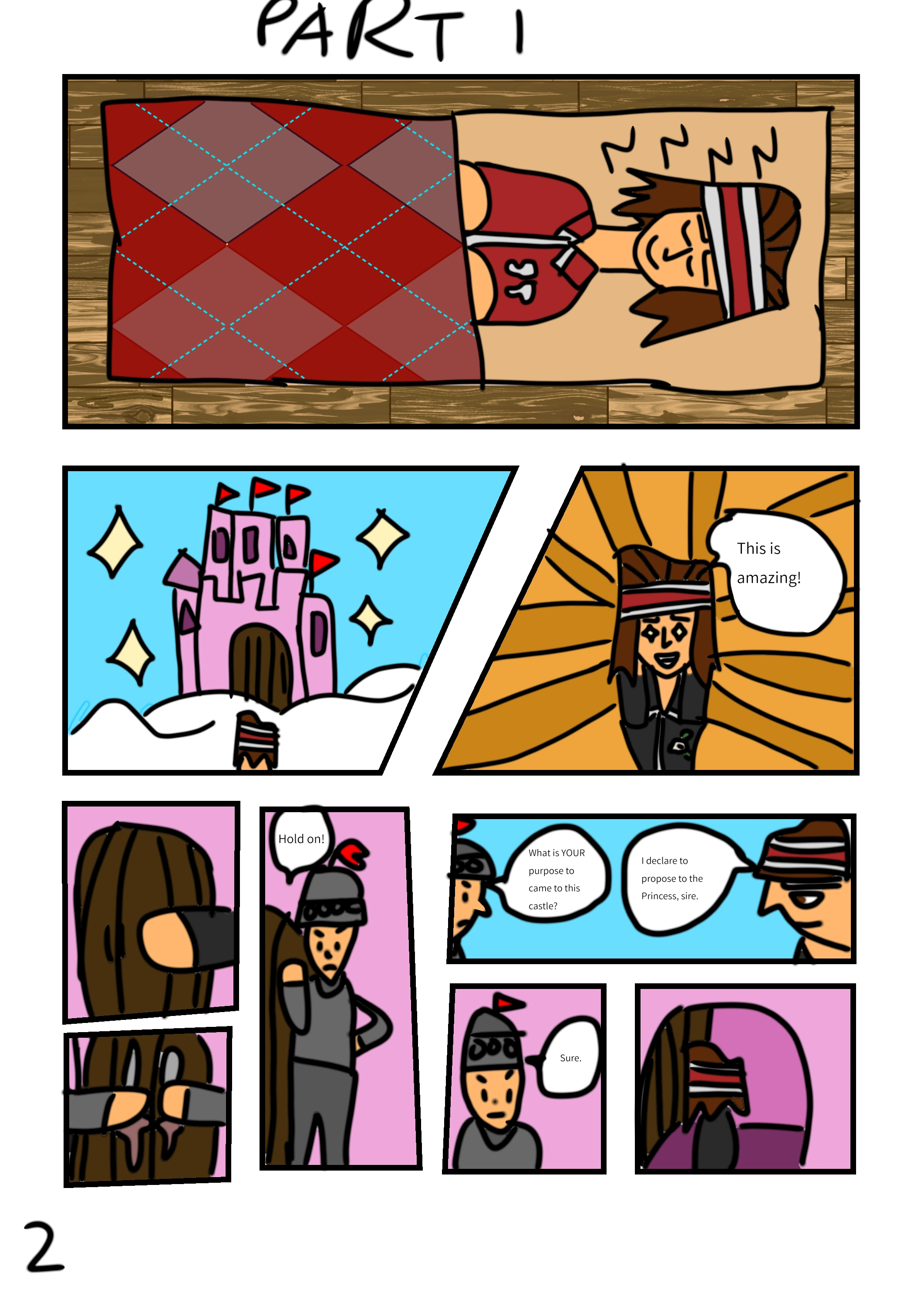 Part one of my comic based from my fanfic | Fandom