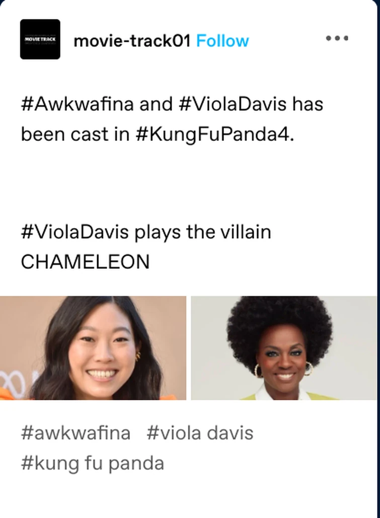 [News] Viola Davis as The Chameleon, Ke Huy Quan as Han for KFP4 | Fandom