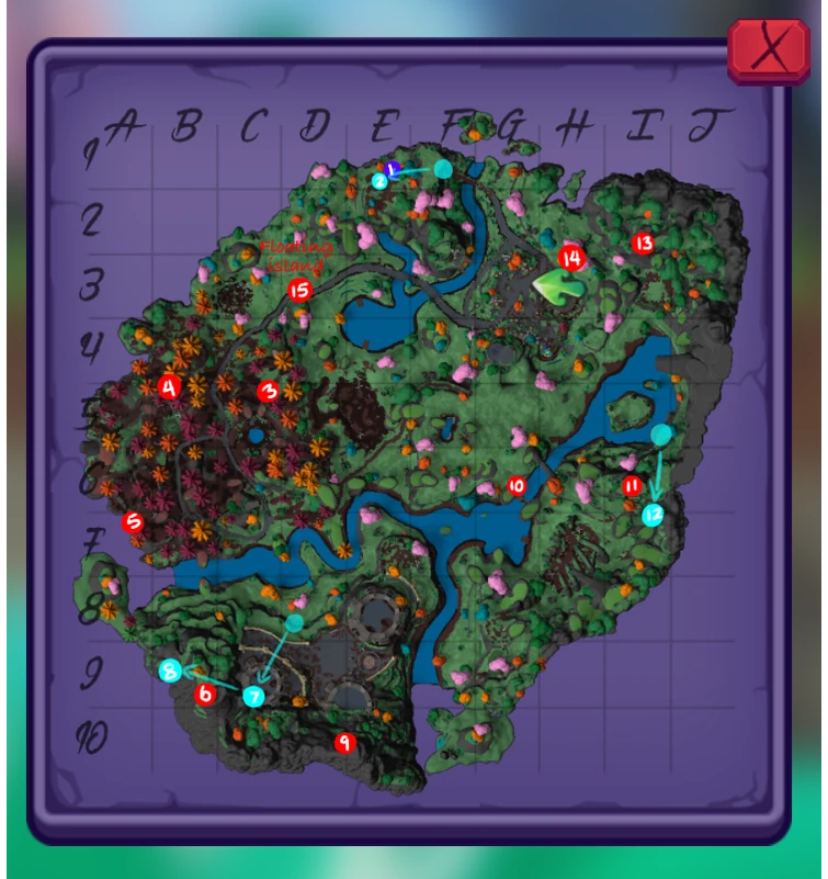 Chest location for all worlds on the mini map! | Fandom